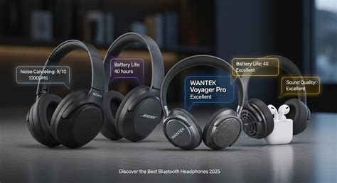 Best Bluetooth Headphones 2025 Top Wireless Picks Wantek