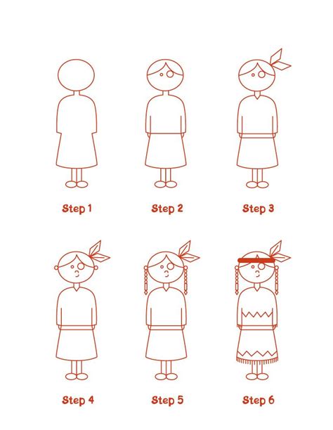 Easy Native American Drawing Ideas Ideas Of Spanish And American