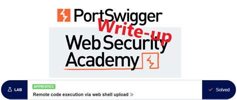 Write Up Remote Code Execution Via Web Shell Upload Portswigger