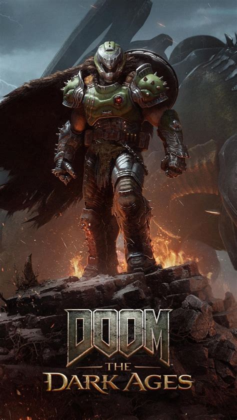 Doom The Dark Ages Wallpaper 4k Cover Art Doom Slayer