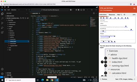 Html And Css Primer Lab Details Courseware Store