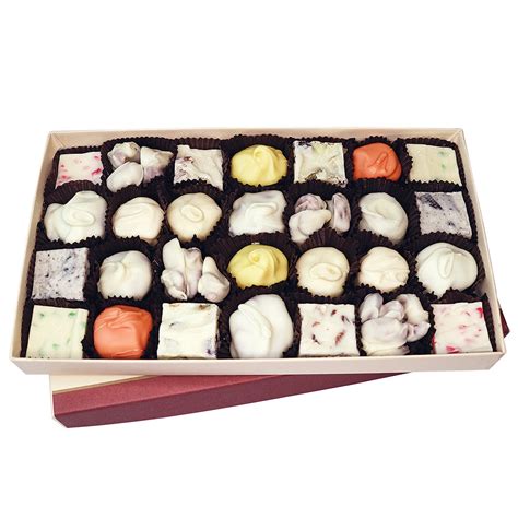 Custom White Chocolate Box Donaldsons Chocolates