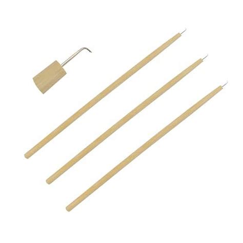 3 Pieces Lace Wig Ventilating Needle Kit Ventilating Hook Needle Hair