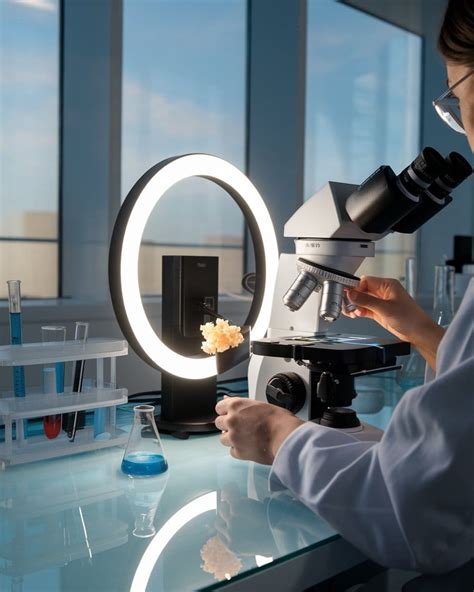 What Is Microscope Illuminator And Led Ring Light Use And Functions In