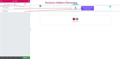 How To Configure And Style Tooltip Widget With Elementor Exclusive Addons