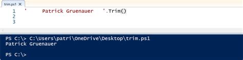 Powershell Manipulating Strings With Trim Trimstart And Trimend Sid