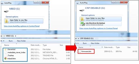how to write the firmware into cmsis dap wiznet document system