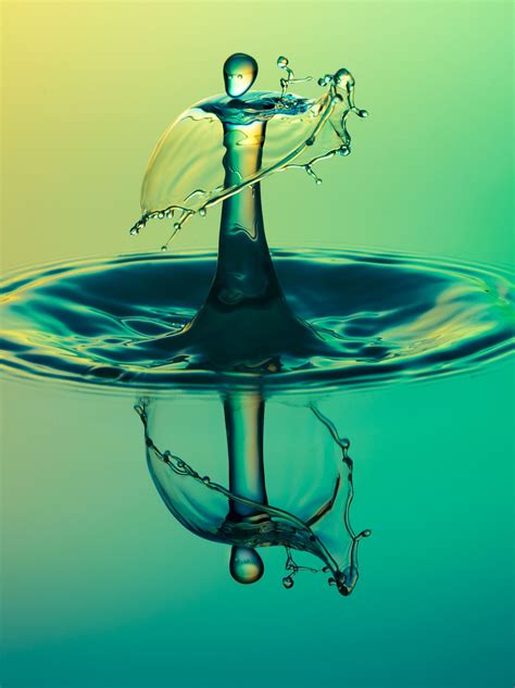 1668x2228 Resolution Water Drop Reflection 1668x2228 Resolution