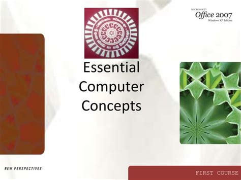 essential computer concepts ppt