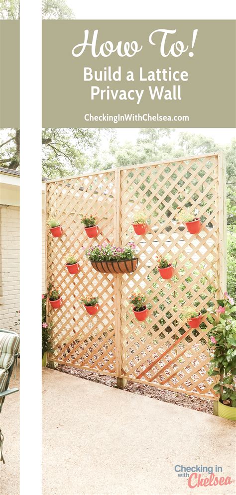 Add Privacy To Your Patio With Lattice Privacy Walls Privacy Screen Outdoor Diy Diy Privacy