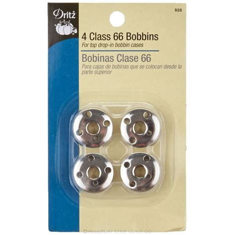 Metal Bobbins Class 66 4 Ct