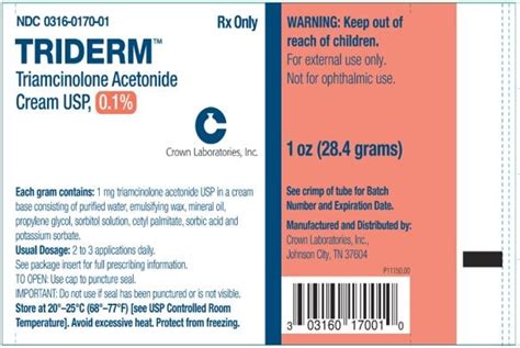 Triderm Package Insert Prescribing Information