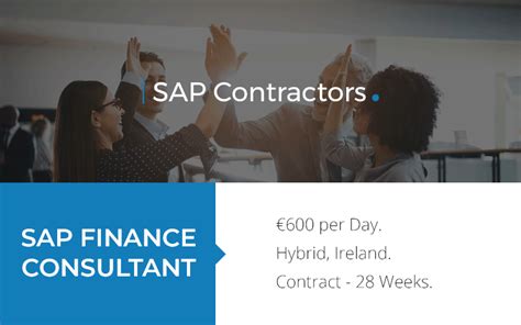 Sap Contractors On Linkedin Newrole Hiring Contract Sap Financeconsultant Hybrid Ireland