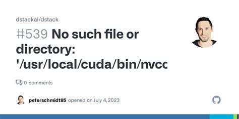 no such file or directory usr local cuda bin nvcc · issue 539