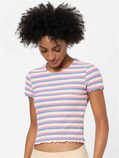 Striped Crop Top