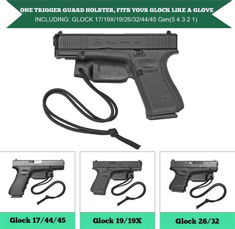 Kydex Trigger Guard Holster W Paracord Glock19 43 Taurus G2c G3c Si Polymerholster