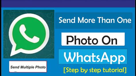 How To Send More Than One Photo On Whatsapp Youtube