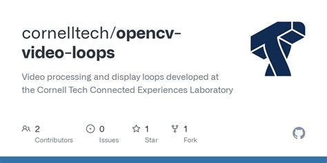 GitHub Cornelltech Opencv Video Loops Video Processing And Display Loops Developed At The