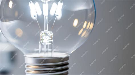 Premium Photo A Light Bulb That Is Turned On And Turned On