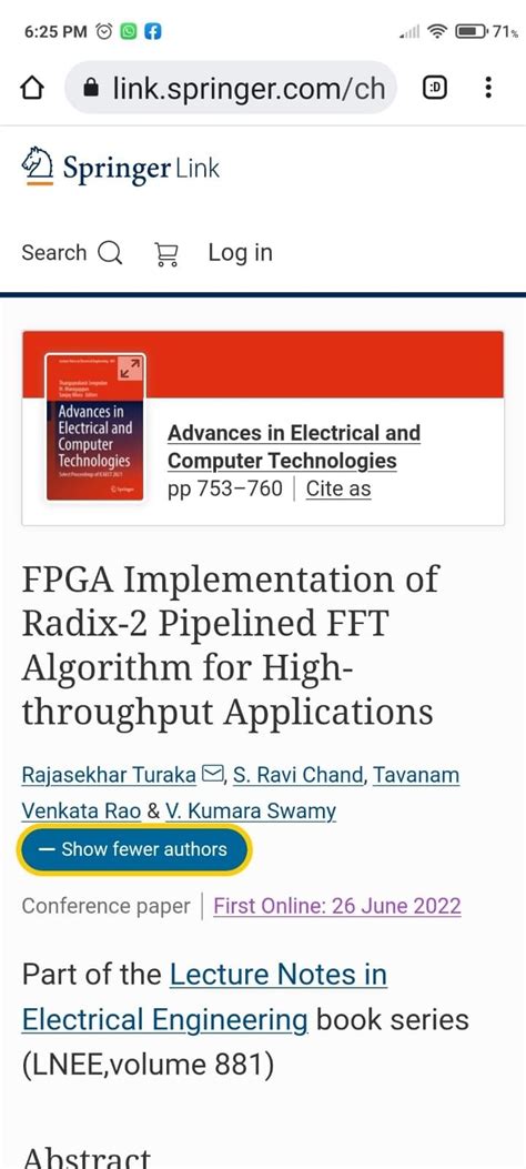 Dr Vkumara Swamy On Linkedin Happy To Inform You That One Of Our Research Paper Published As