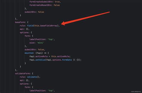 Form Create Designer表单设计器，组件关联字段值 Csdn博客