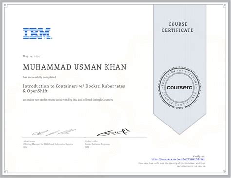 Ibm Coursera Containerization Datascience Machinelearning Techskills Continuouslearning