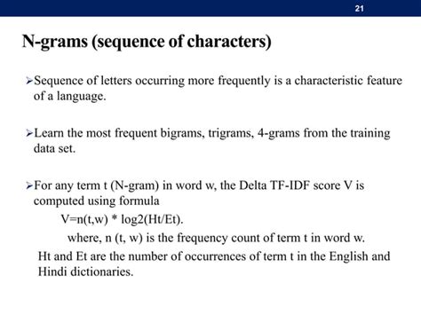 word level language identification in code switched texts ppt