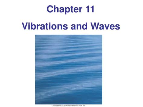 PPT Chapter Vibrations And Waves PowerPoint Presentation Free Download ID