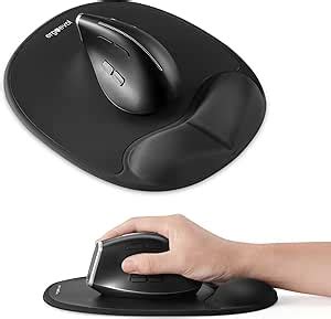 Ergoevol Ergonomic Mouse Pad With Skin Friendly Lycra Memory Foam Wrist