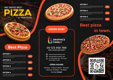 Pizza Menu Design Menu Restaurant Pizzeria Menu Cafe