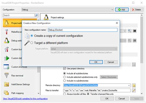 Debugging Cc Code In Docker Containers With Visualgdb Visualgdb
