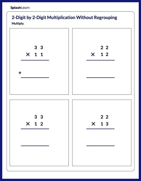 2 Digit Multiplication Examples 2 Digit Multiplication Made Easier