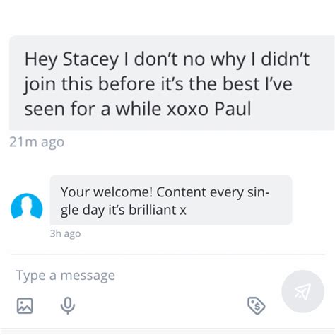 Stacey Saran On Twitter Some Comments From My Beautyful Only Fans Fans ️ ️ ️dont Miss Out Out