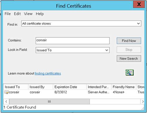 Security Where Is My RDP Server Certificate Stored Super User