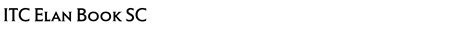 Itc Elan Font Webfont And Desktop Myfonts