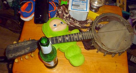 Small 8 String Banjo Antiques Board