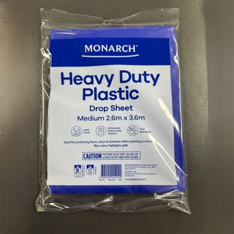Monarch Plastic Drop Sheets Agile Equipment