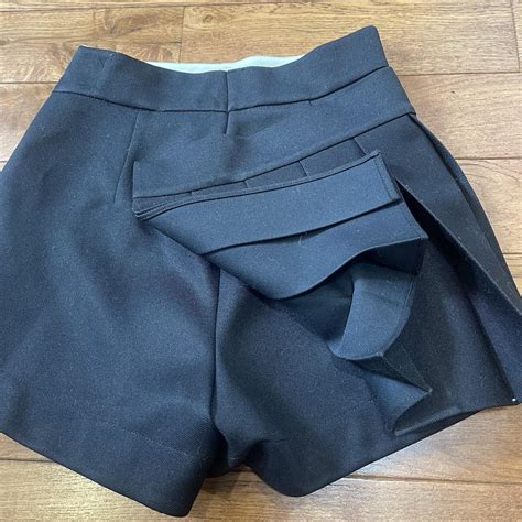 Shushu Tong Womens Black Skirt Depop