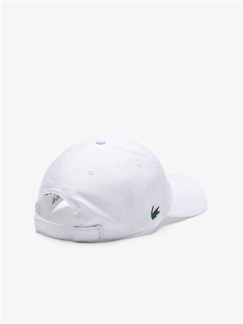 Lightweight Diamond Taffeta Sport Cap White Lacoste Australia