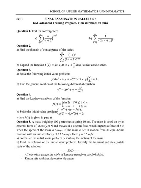 mi1046 final exam 2018 download free pdf function mathematics