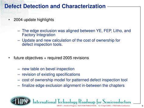 Ppt Yield Enhancement International Technical Working Group Itrs Public Conference In Munich