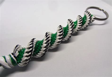 5 String Plastic Lace Keychain Etsy