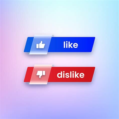 Premium Vector Like And Dislike Buttons