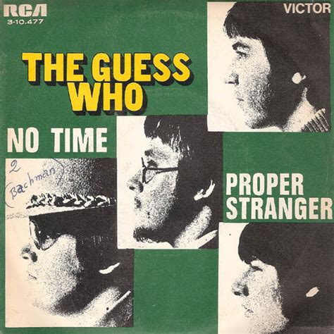 The Guess Who No Time Vinyl 7 Single 1970 R4676501 Discogs
