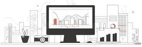 Data Analytics And Business Growth Illustration A Modern Illustration