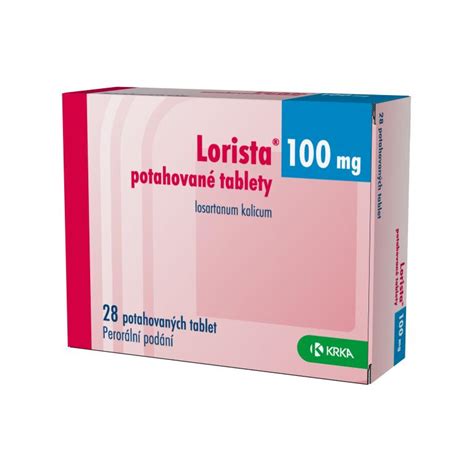 Lorista 100mg Potahovaná Tableta Krka