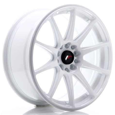 Japan Racing Jr Wheels Jr11 18x85 Et35 5x100108 White Alloy Wheels