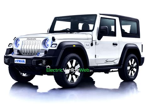 Mahindra Thar Rendered As Electric Off Road Suv Looks Promising