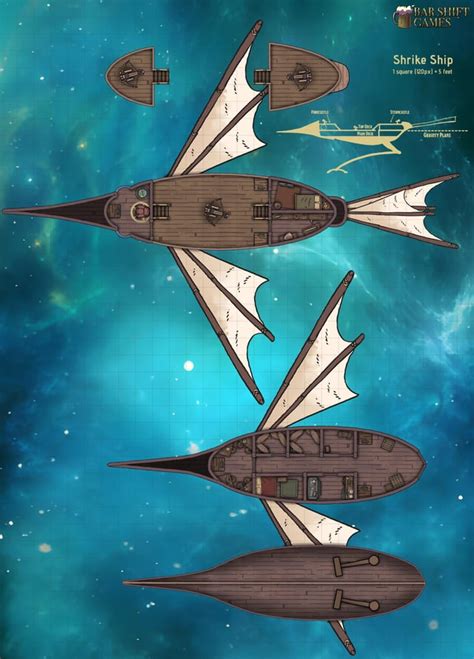 The Lamprey Ship Spelljammer This Grappling Antique Rides In Style