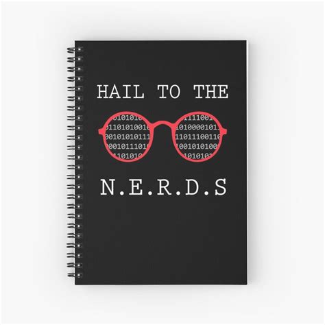 Hail To The Nerds Journal For Sale By Banana Q